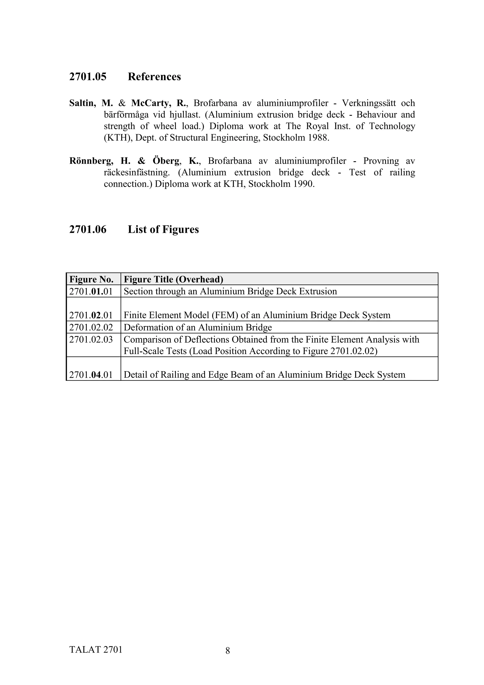 TALAT Lecture 2701: Bridge Deck | PDF