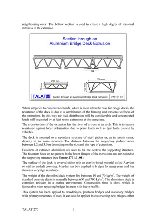 TALAT Lecture 2701: Bridge Deck | PDF