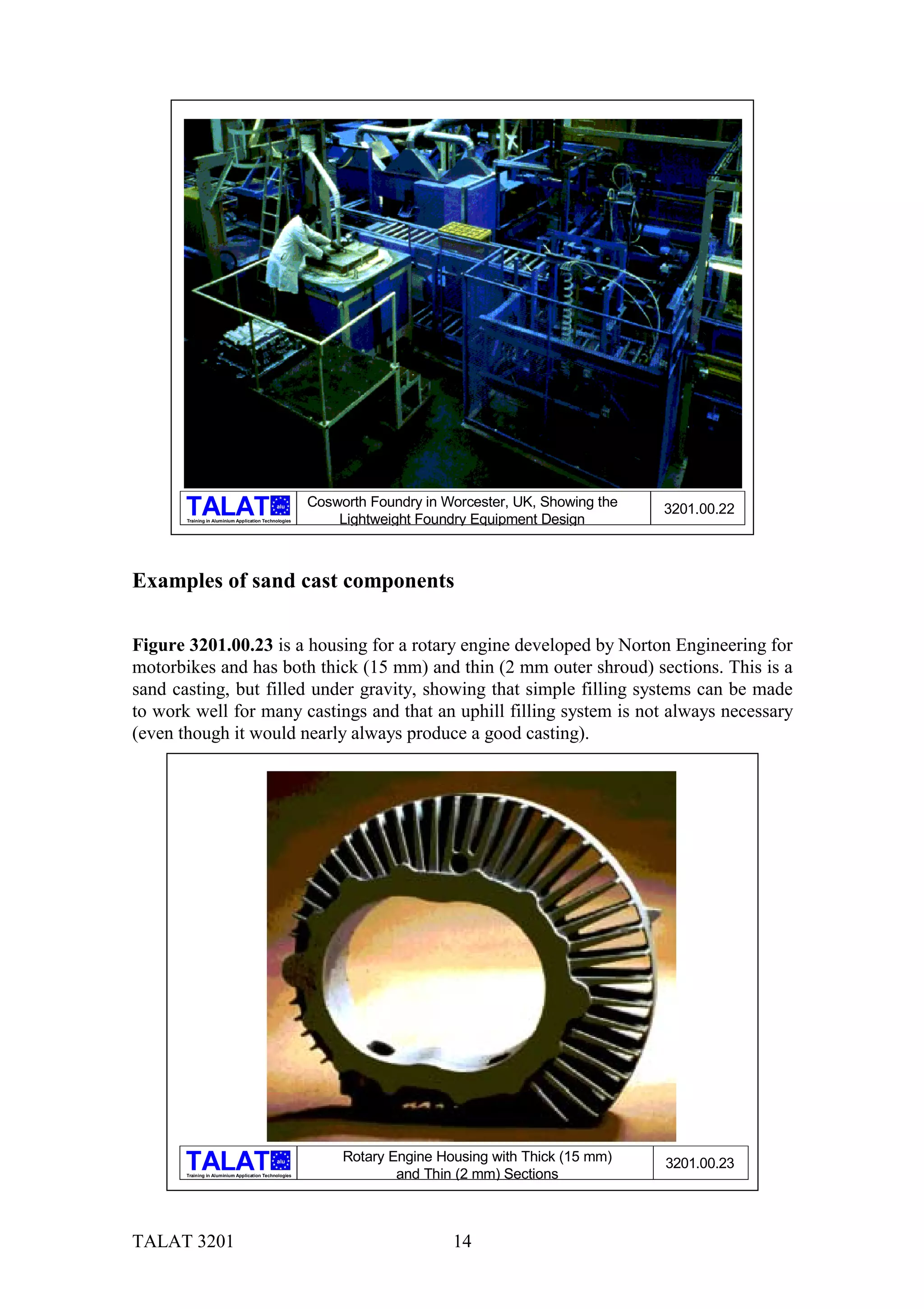 TALAT Lecture 3201: Introduction to Casting Technology | PDF