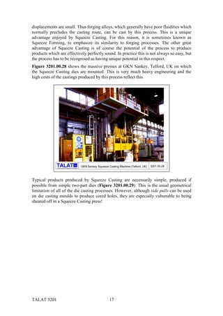 TALAT Lecture 3201: Introduction to Casting Technology | PDF