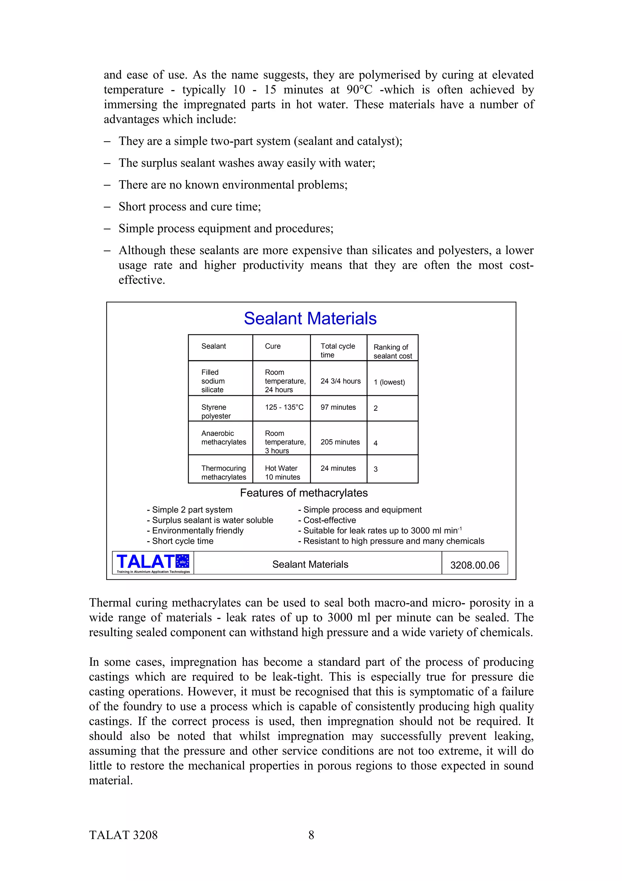 TALAT Lecture 3208: The Finishing of Castings | PDF