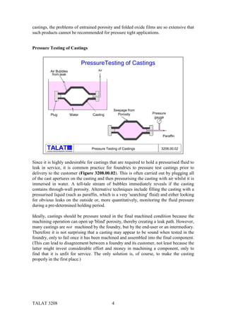TALAT Lecture 3208: The Finishing of Castings | PDF
