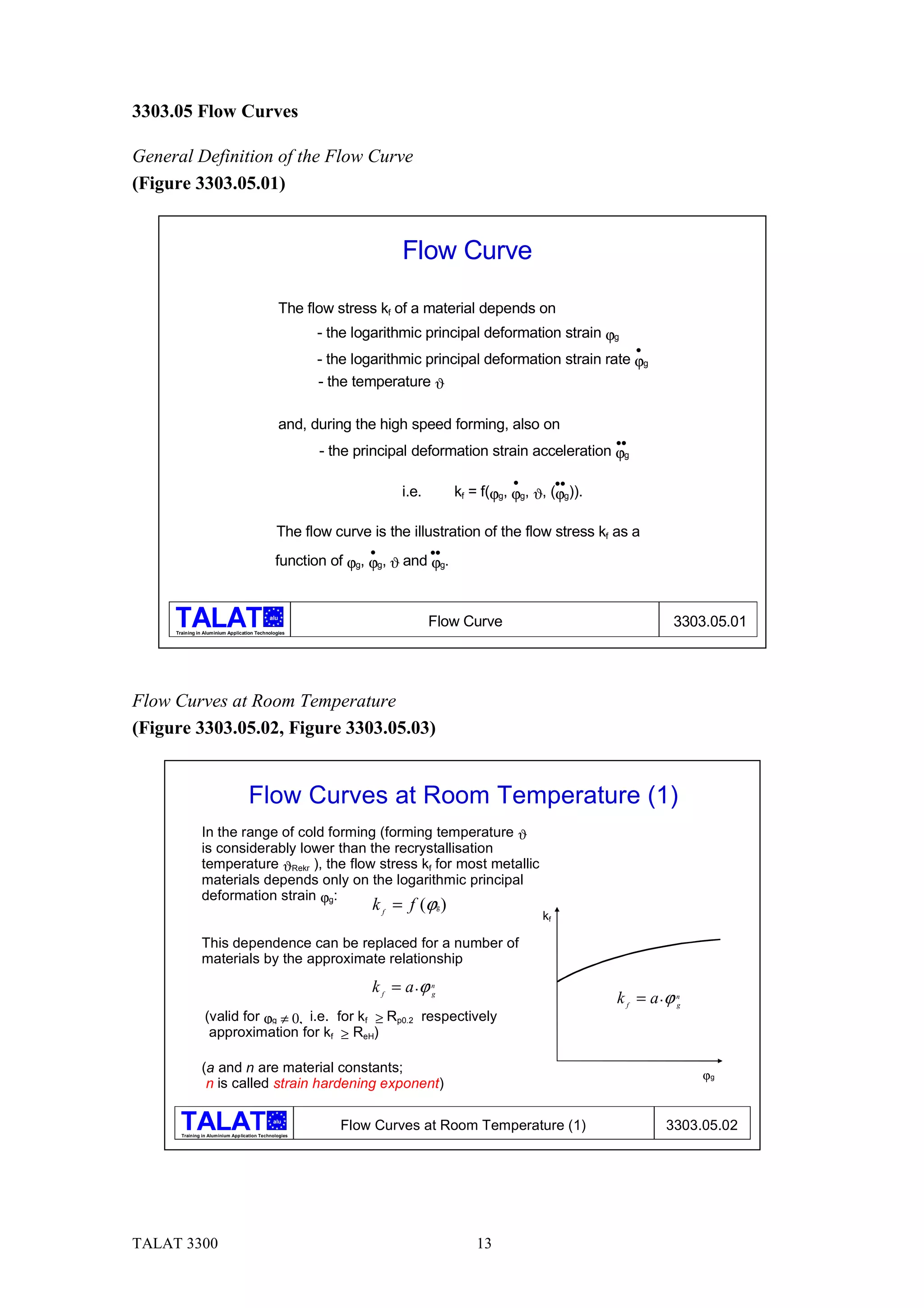 TALAT Lecture 3300: Fundamentals of Metal Forming | PDF