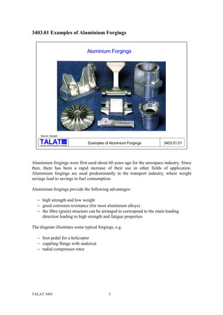 TALAT Lecture 3403: Designing of Forgings | PDF