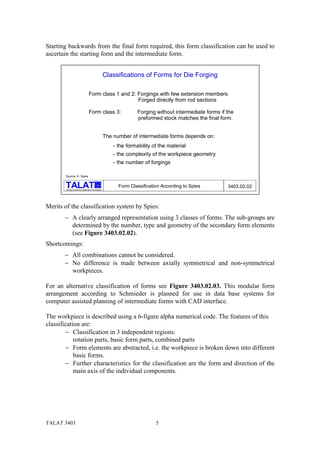 TALAT Lecture 3403: Designing of Forgings | PDF