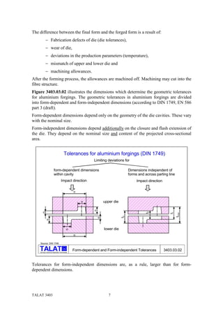 TALAT Lecture 3403: Designing of Forgings | PDF