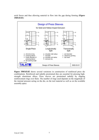 TALAT Lecture 3505: Tools for Impact Extrusion | PDF