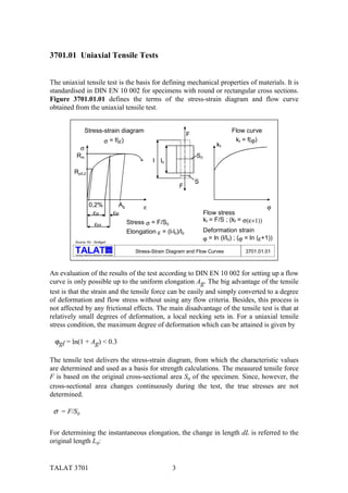 TALAT Lecture 3701: Formability Characteristics of Aluminium Sheet | PDF
