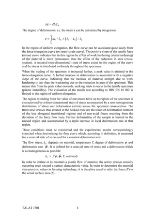 TALAT Lecture 3701: Formability Characteristics of Aluminium Sheet | PDF