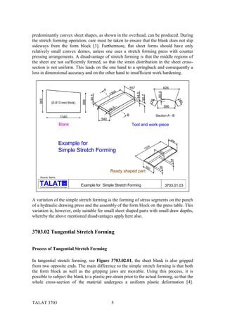 TALAT Lecture 3703: Stretch Forming | PDF