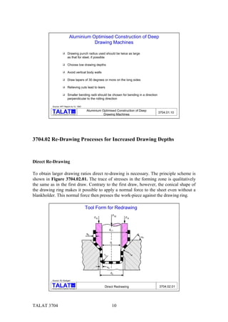 TALAT Lecture 3704: Deep Drawing | PDF | Drawing and Sketching | Arts ...