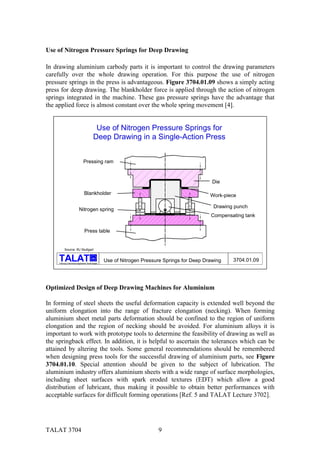 TALAT Lecture 3704: Deep Drawing | PDF | Drawing and Sketching | Arts ...
