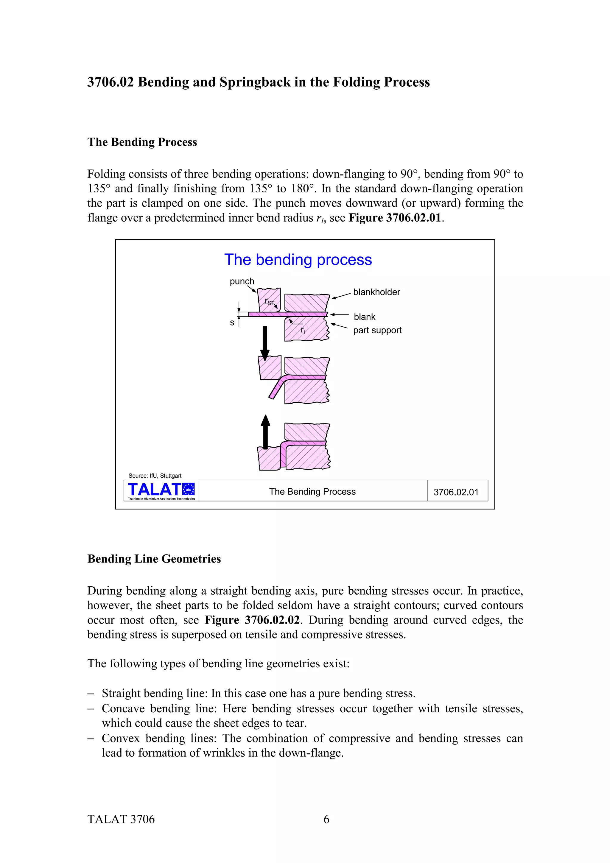 TALAT Lecture 3706: Bending and Folding | PDF