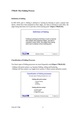 TALAT Lecture 3706: Bending and Folding | PDF