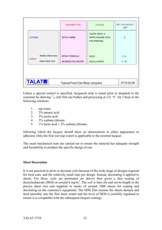 TALAT Lecture 3710: Case Study on Can Making | PDF