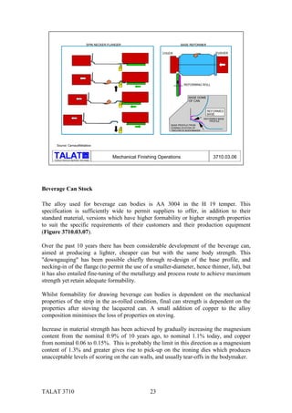 TALAT Lecture 3710: Case Study on Can Making | PDF
