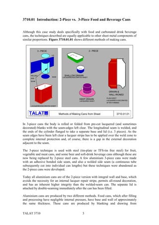 TALAT Lecture 3710: Case Study on Can Making | PDF