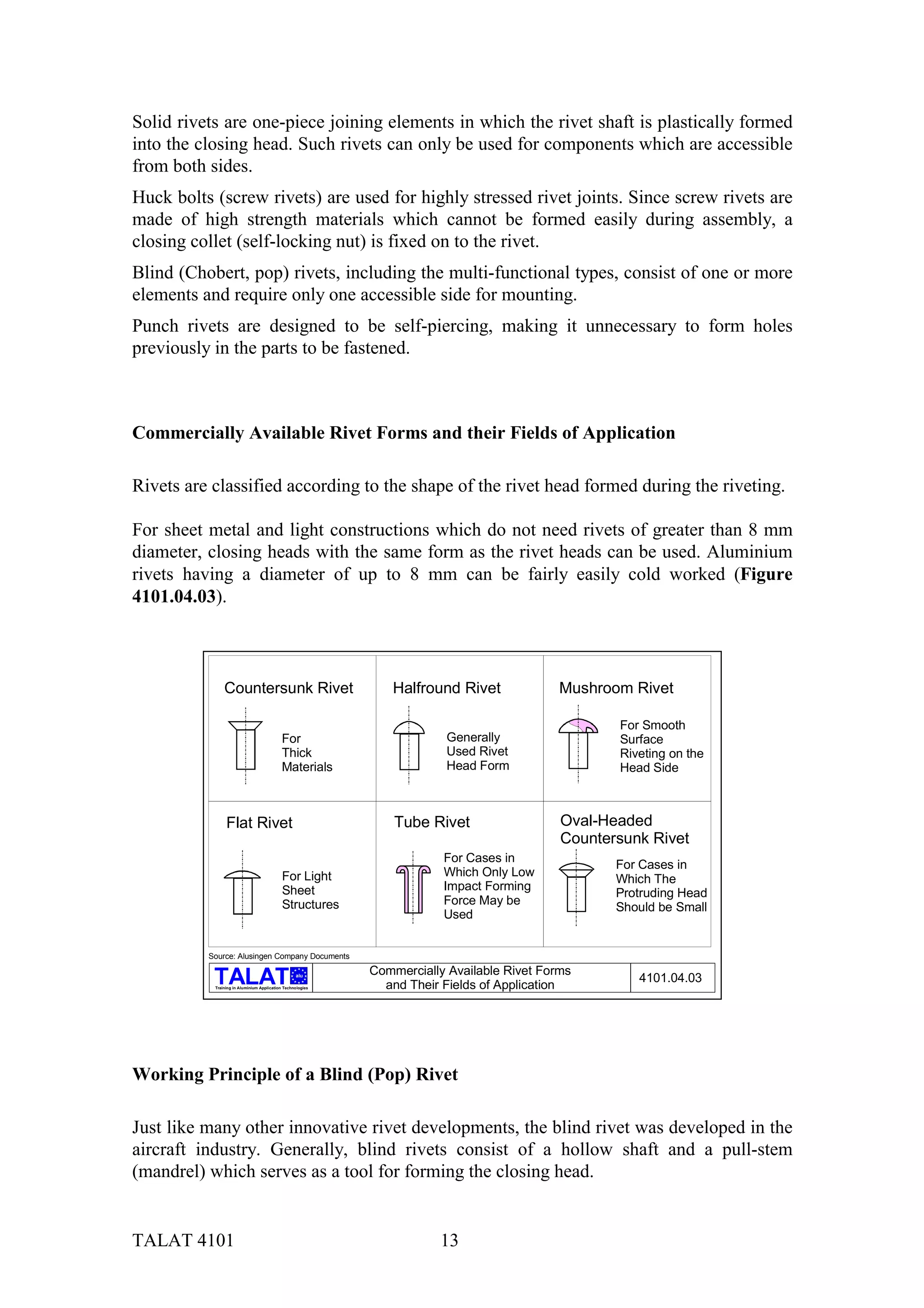 TALAT Lecture 4101: Definition and Classification of Mechanical ...