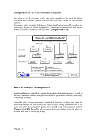 TALAT Lecture 4101: Definition and Classification of Mechanical ...