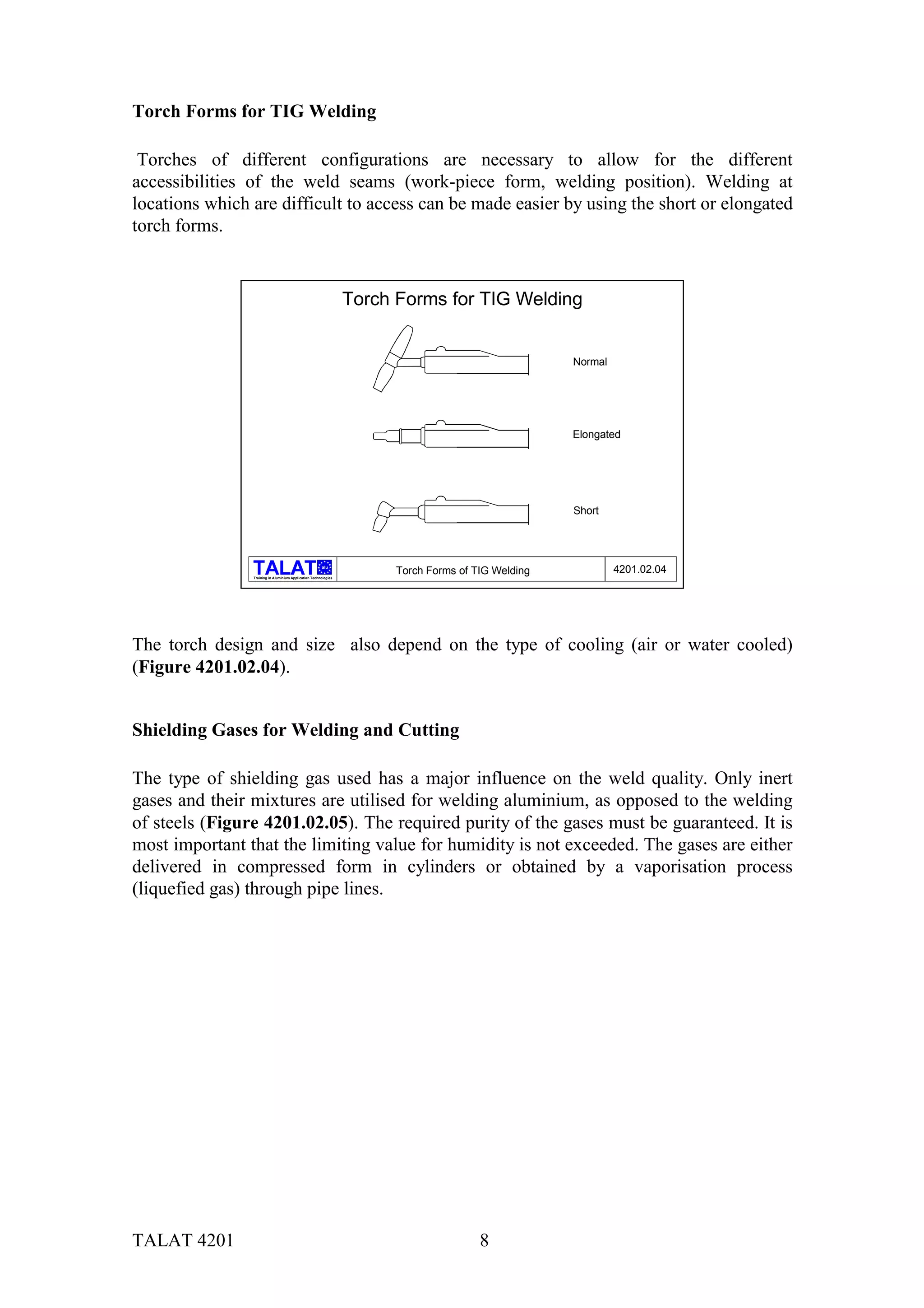 TALAT Lecture 4201: Arc welding processes: TIG, Plasma arc, MIG | PDF