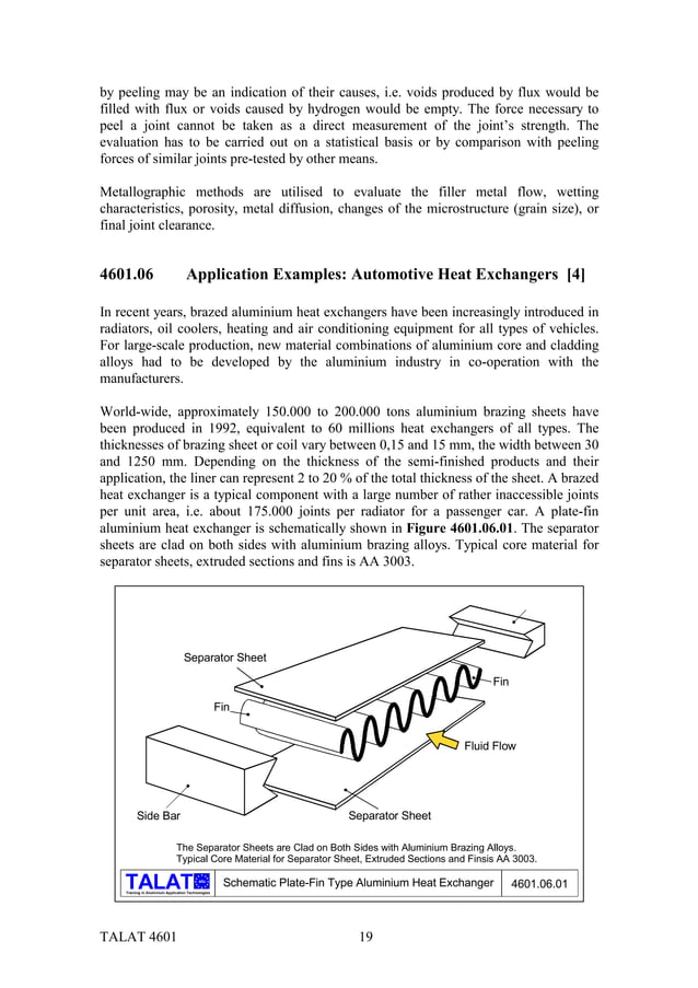 TALAT Lecture 4601: Introduction to Brazing of Aluminium Alloys | PDF | Chemistry | Science