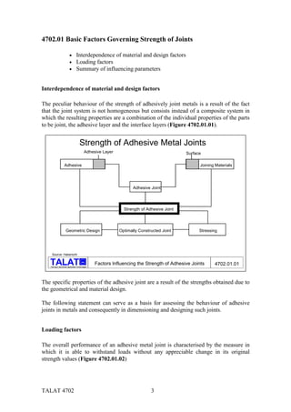 TALAT Lecture 4702: Factors Influencing the Strength of Adhesive Joints ...
