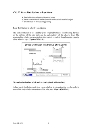 TALAT Lecture 4702: Factors Influencing the Strength of Adhesive Joints | PDF