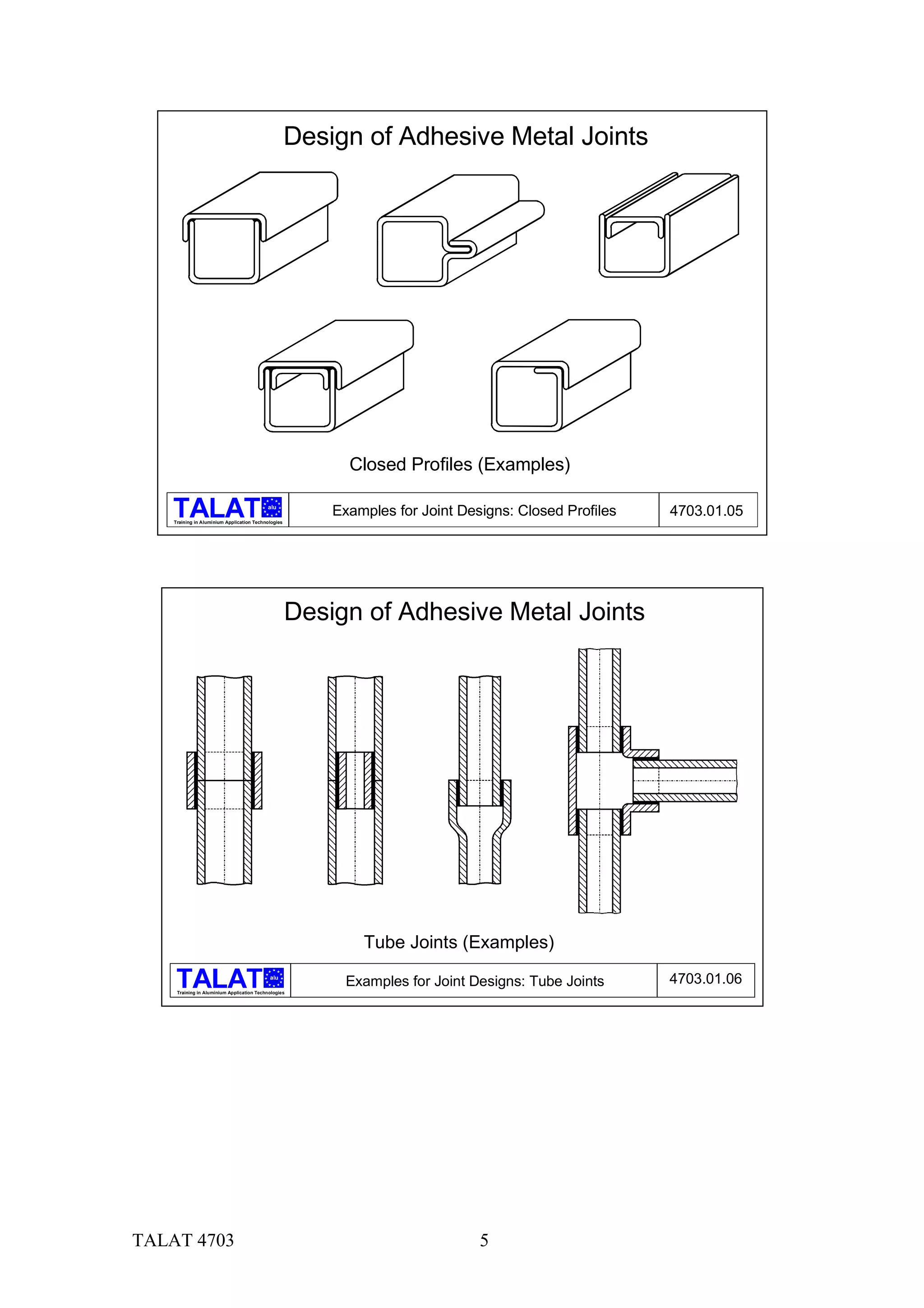 TALAT Lecture 4703: Design and Calculation of Adhesive Joints | PDF