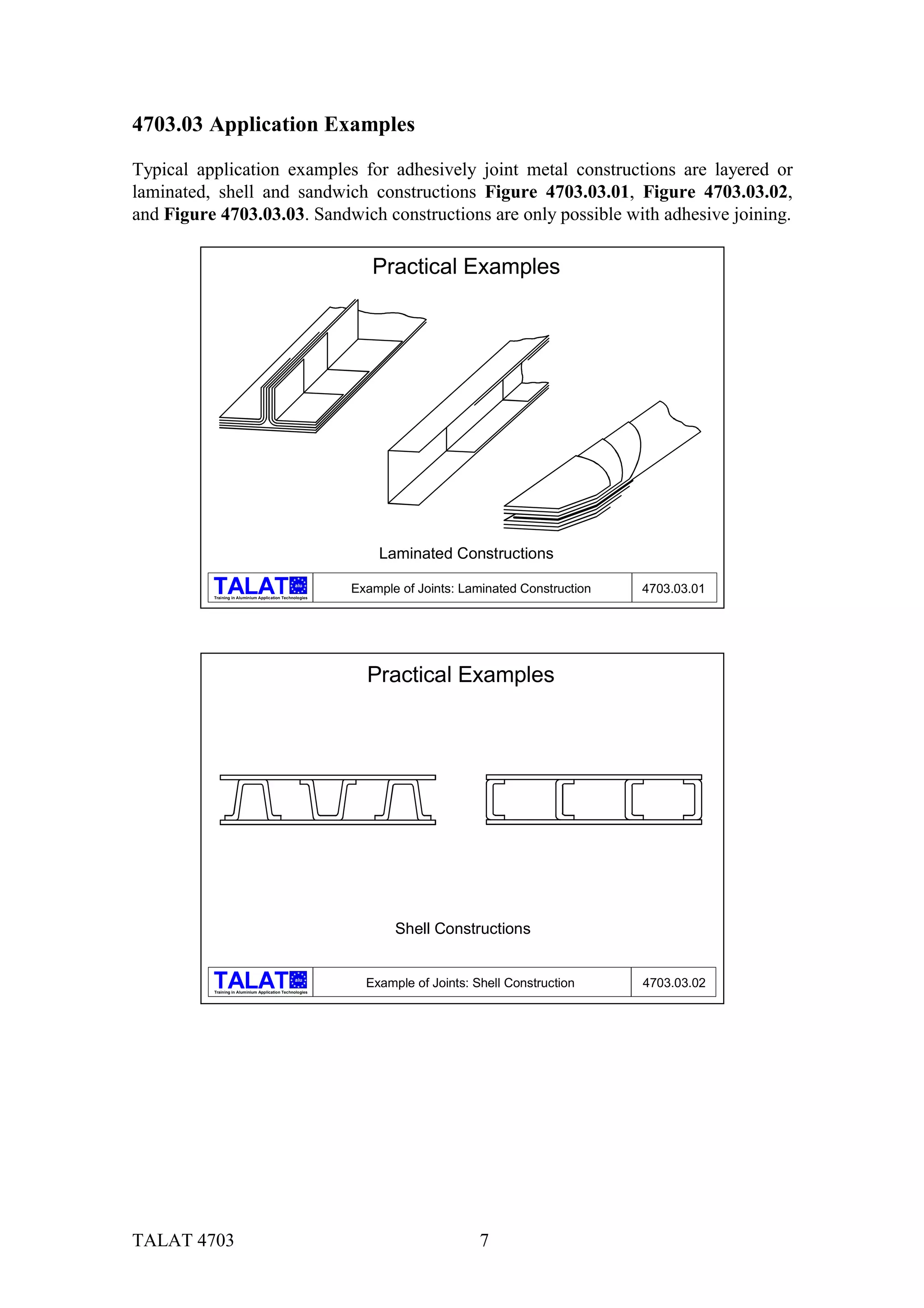 TALAT Lecture 4703: Design and Calculation of Adhesive Joints | PDF
