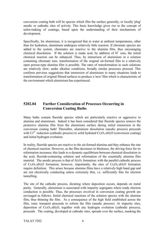 TALAT Lecture 5202: Conversion Coatings | PDF