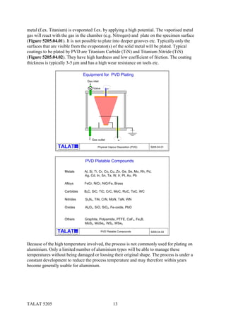 TALAT Lecture 5205: Plating on Aluminium | PDF