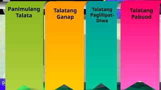 talata mga uri ng talata at mga paraan sa pagpapalawak ng paksa.pptx
