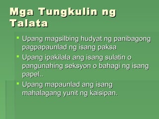 Talata | PPT