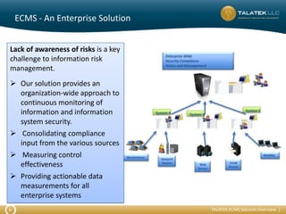 TalaTek Enterprise Compliance Management Solution | PPT