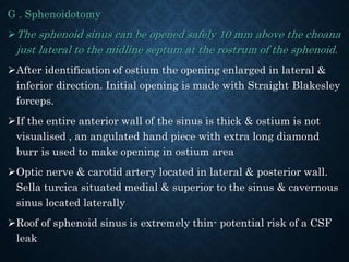 functional endodontic sinus surgery project | PPTX