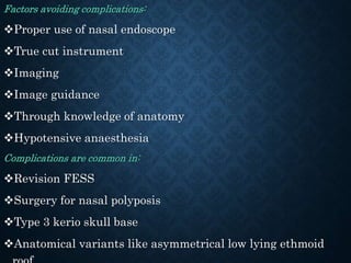 functional endodontic sinus surgery project | PPTX | Ear, Nose and ...