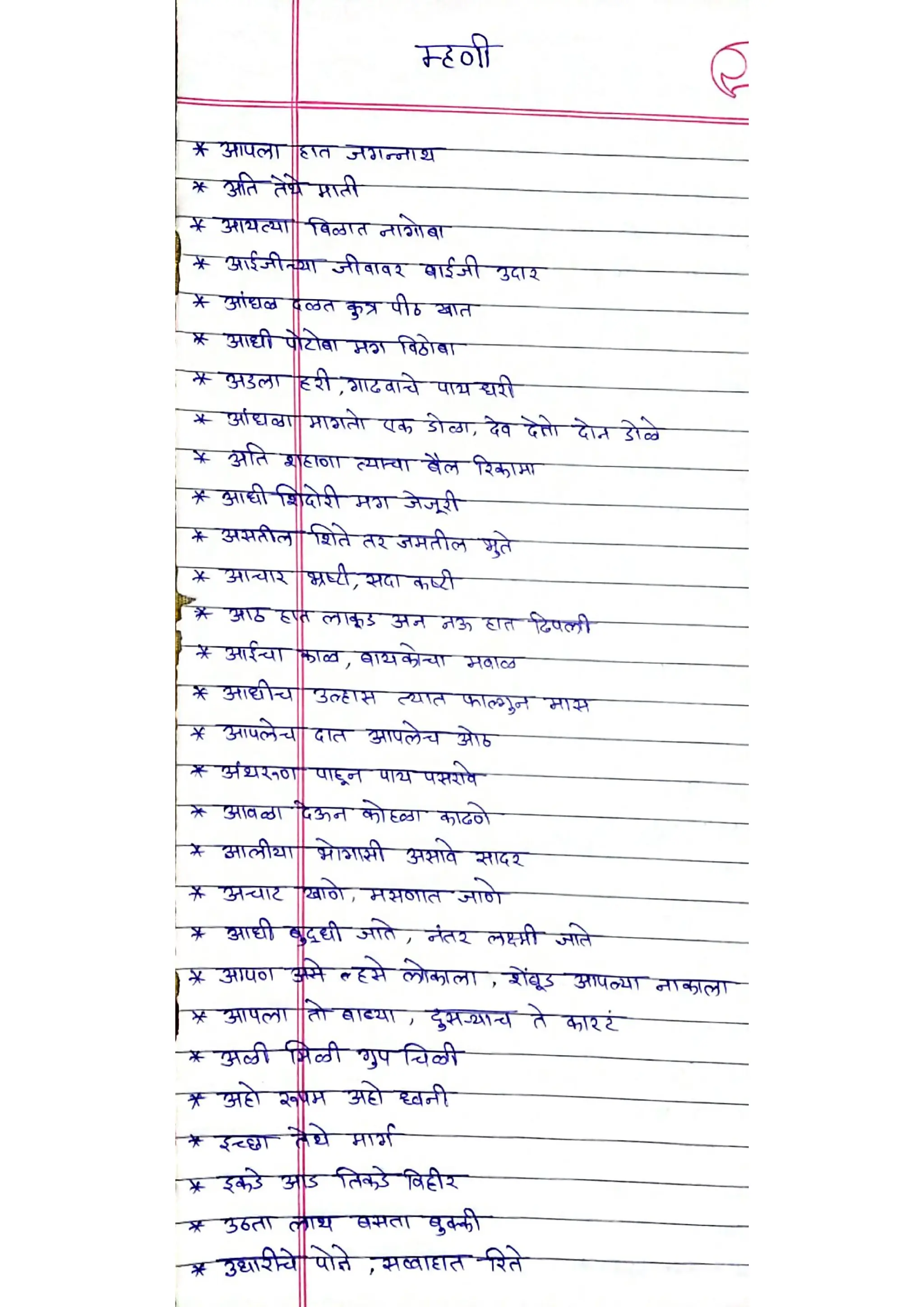 Talathi Bharati (Marathi Proverbs) | PDF