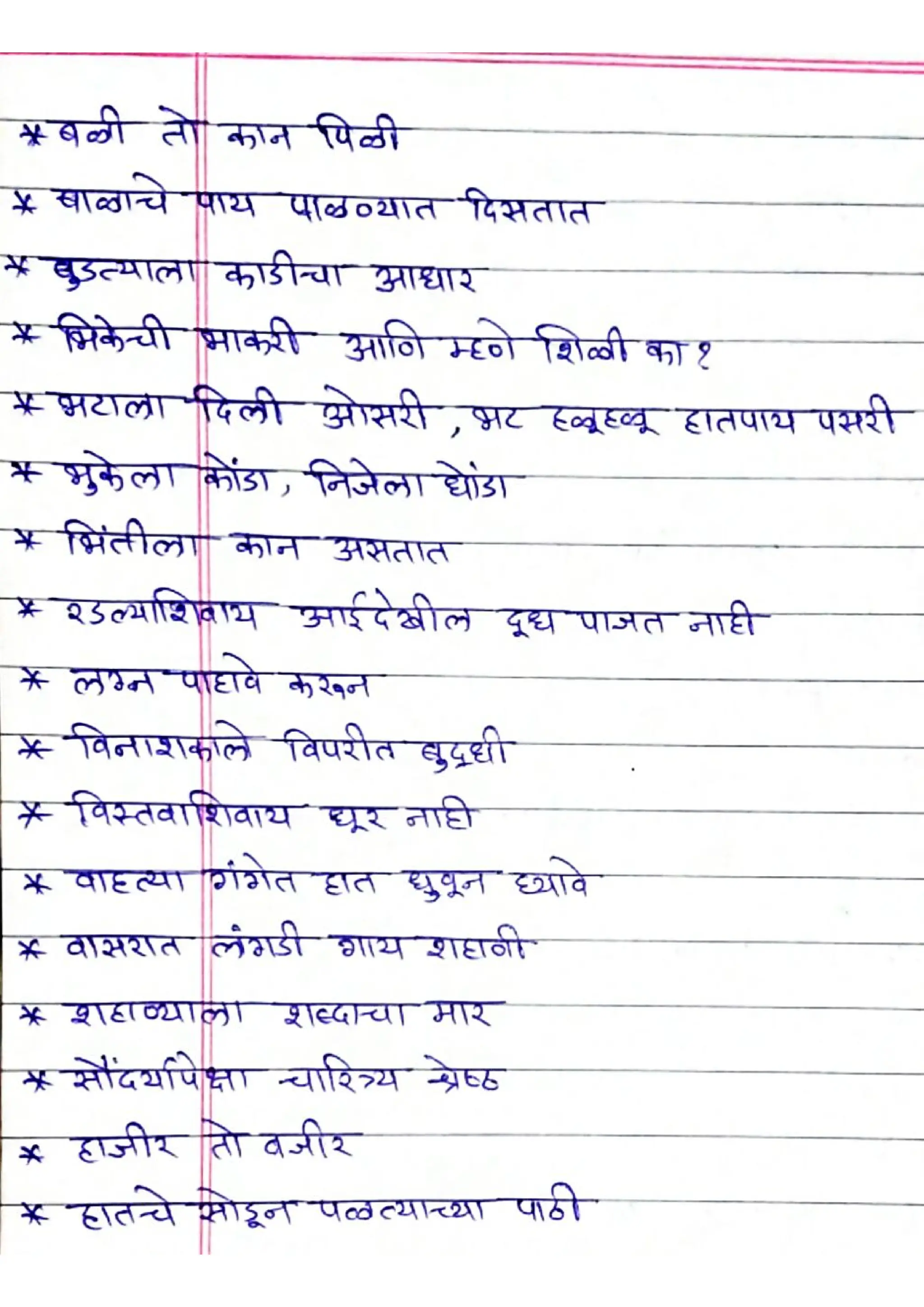 Talathi Bharati (Marathi Proverbs) | PDF