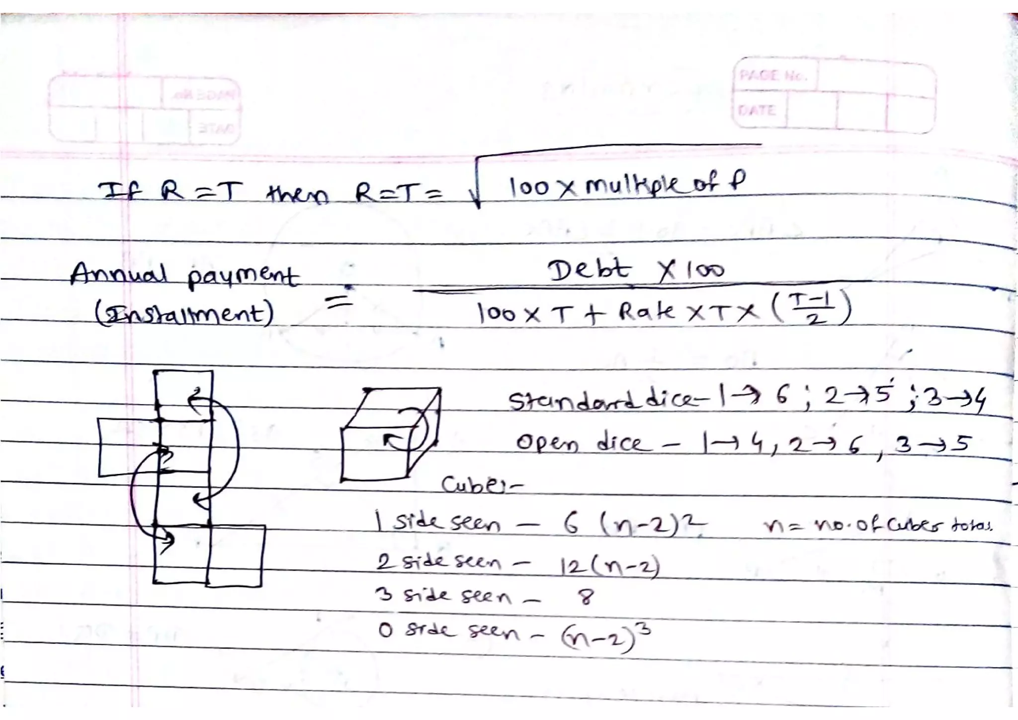 Talathi Bharati (Maths Formulas) | PDF