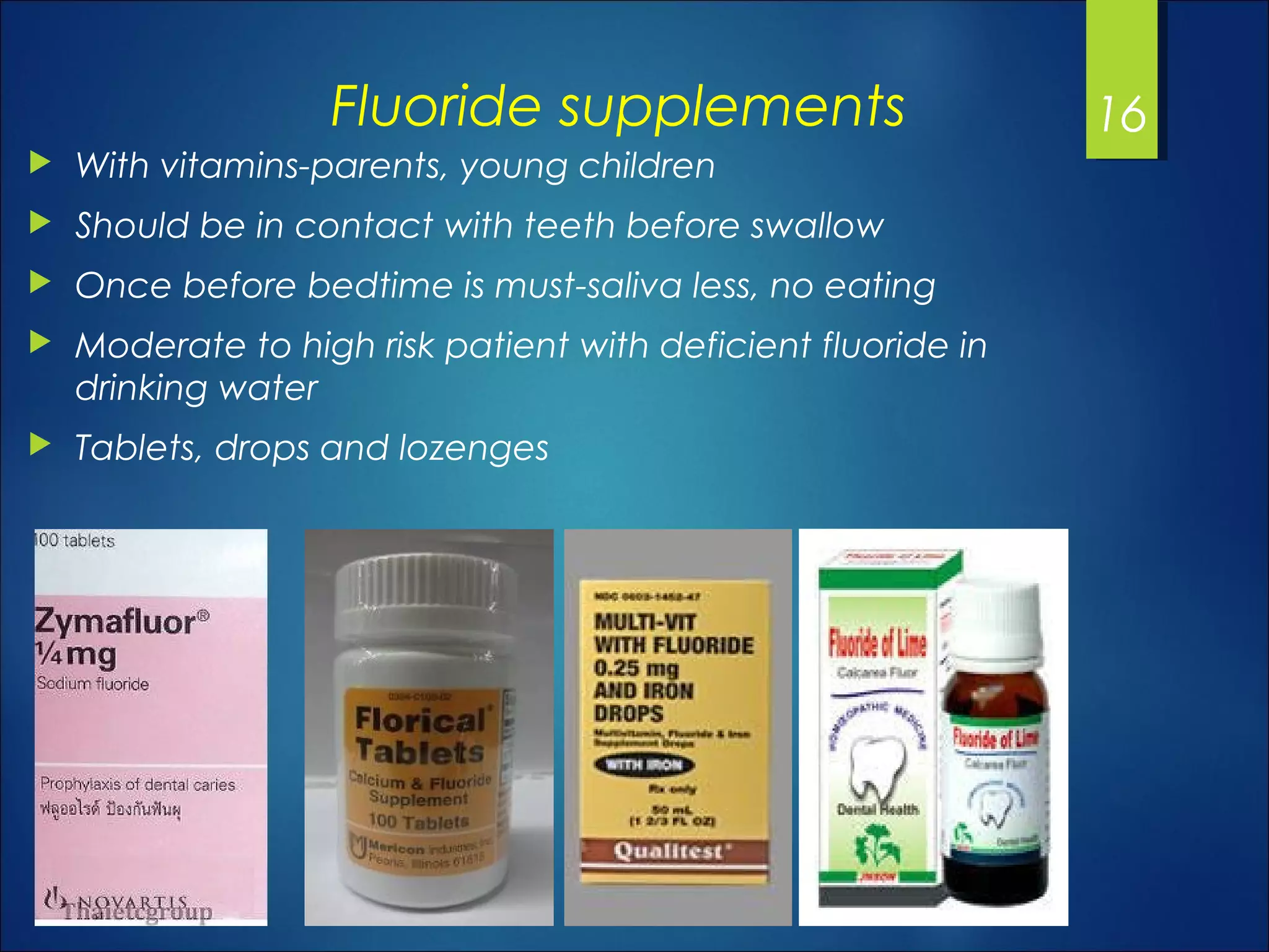 systemic fluorides -Dr TALAT NAZ | PPT