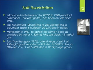 systemic fluorides -Dr TALAT NAZ | PPT