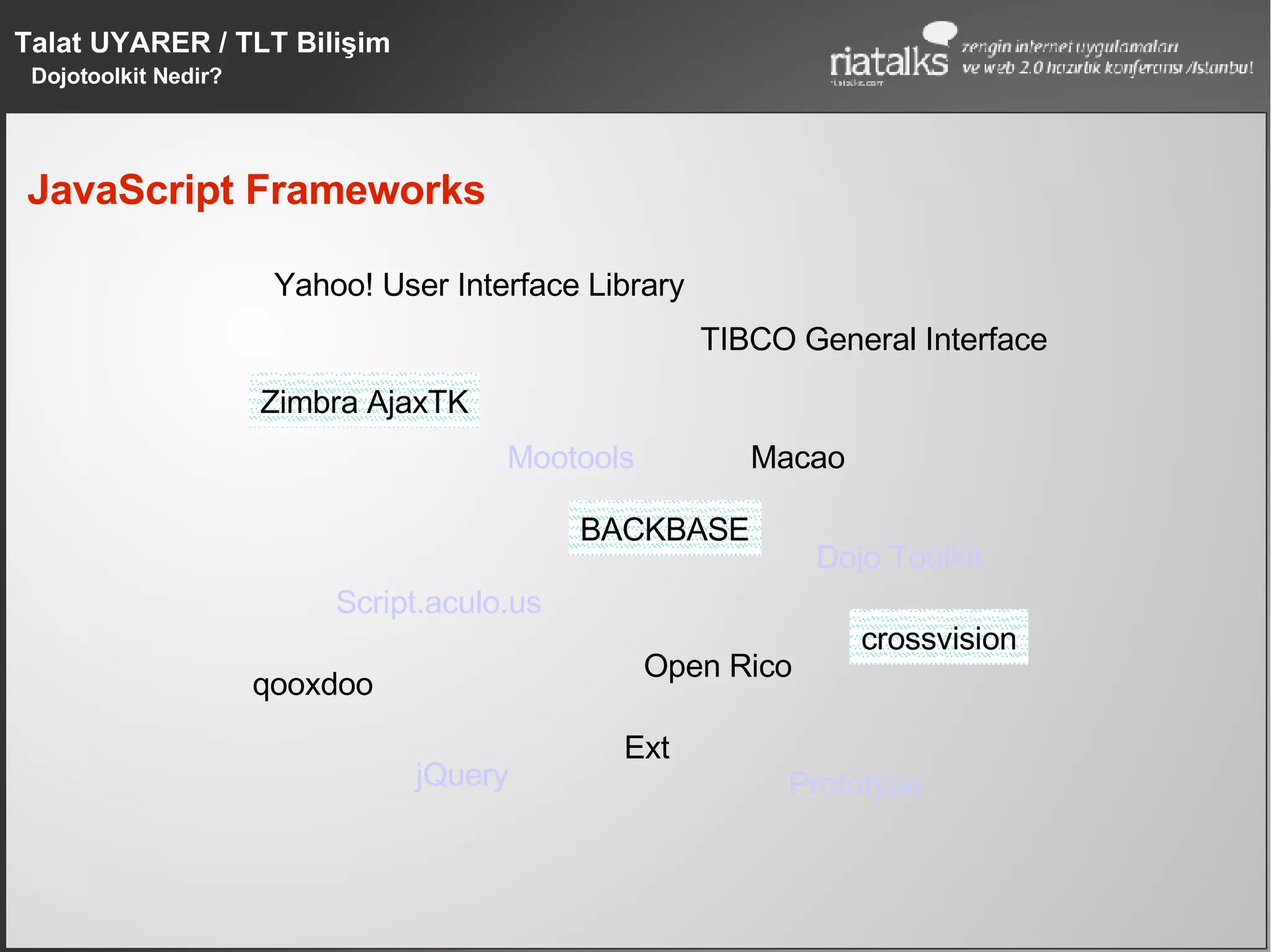 Dojotoolkit Nedir? | ODP