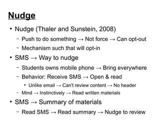 Meuruno: An SMS-based Learning System that Nudge Students to Review ...
