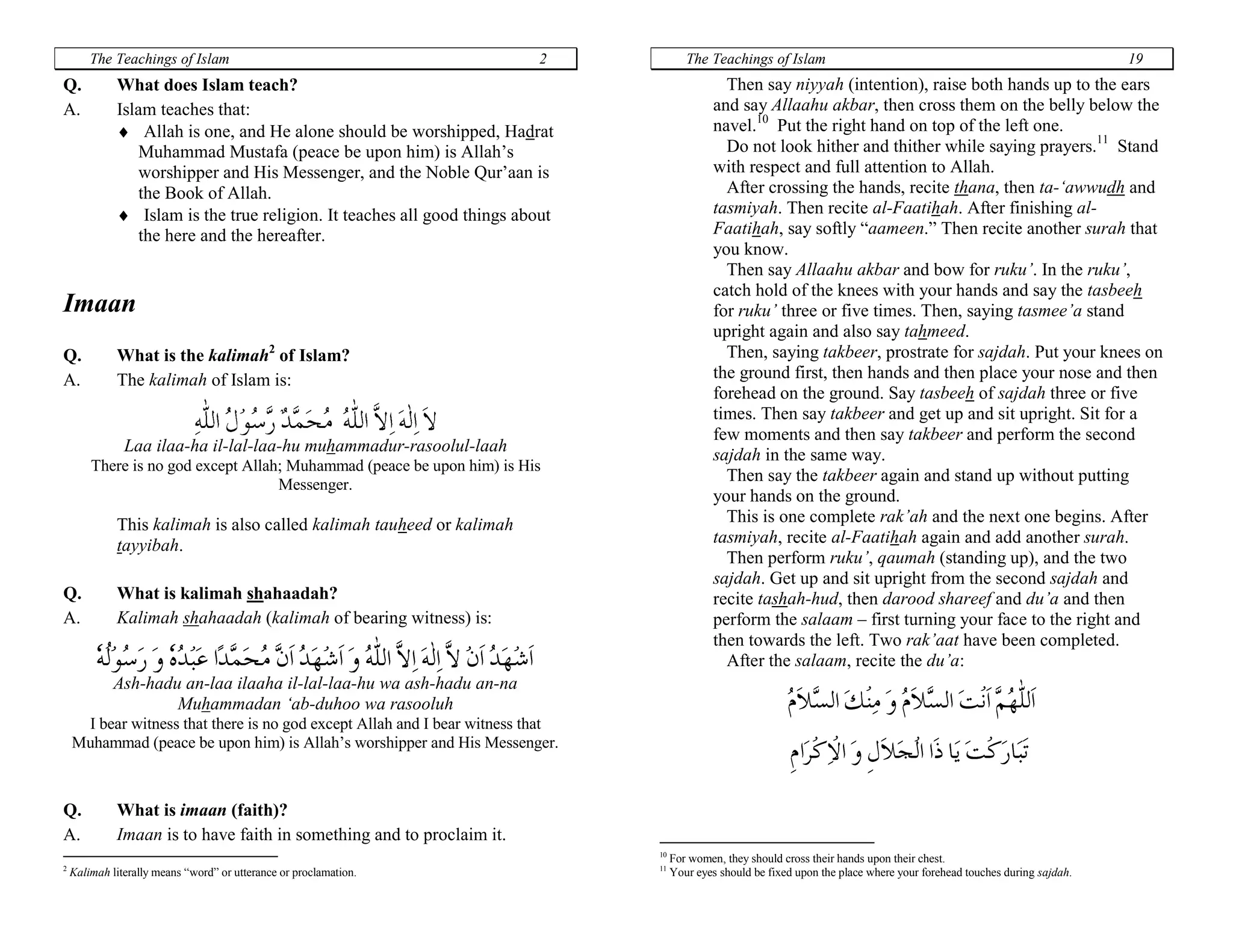 Taleem -ul- Islam By Shaykh Mufti Muhammad Kifayatullah (r.a) | PDF