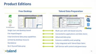 Talend Data Preparation Overview | PDF | Information Services Industry ...