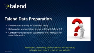 Talend Data Preparation Overview | PDF | Information Services Industry ...