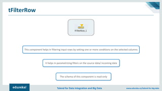 Talend Components | tMap, tJoin, tFileList, tInputFileDelimited ...