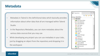 Talend Data Integration Tutorial | Talend Tutorial For Beginners | Talend Online Training ...