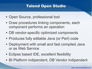Talend Open Studio Data Integration | PDF | Databases | Computer Software and Applications