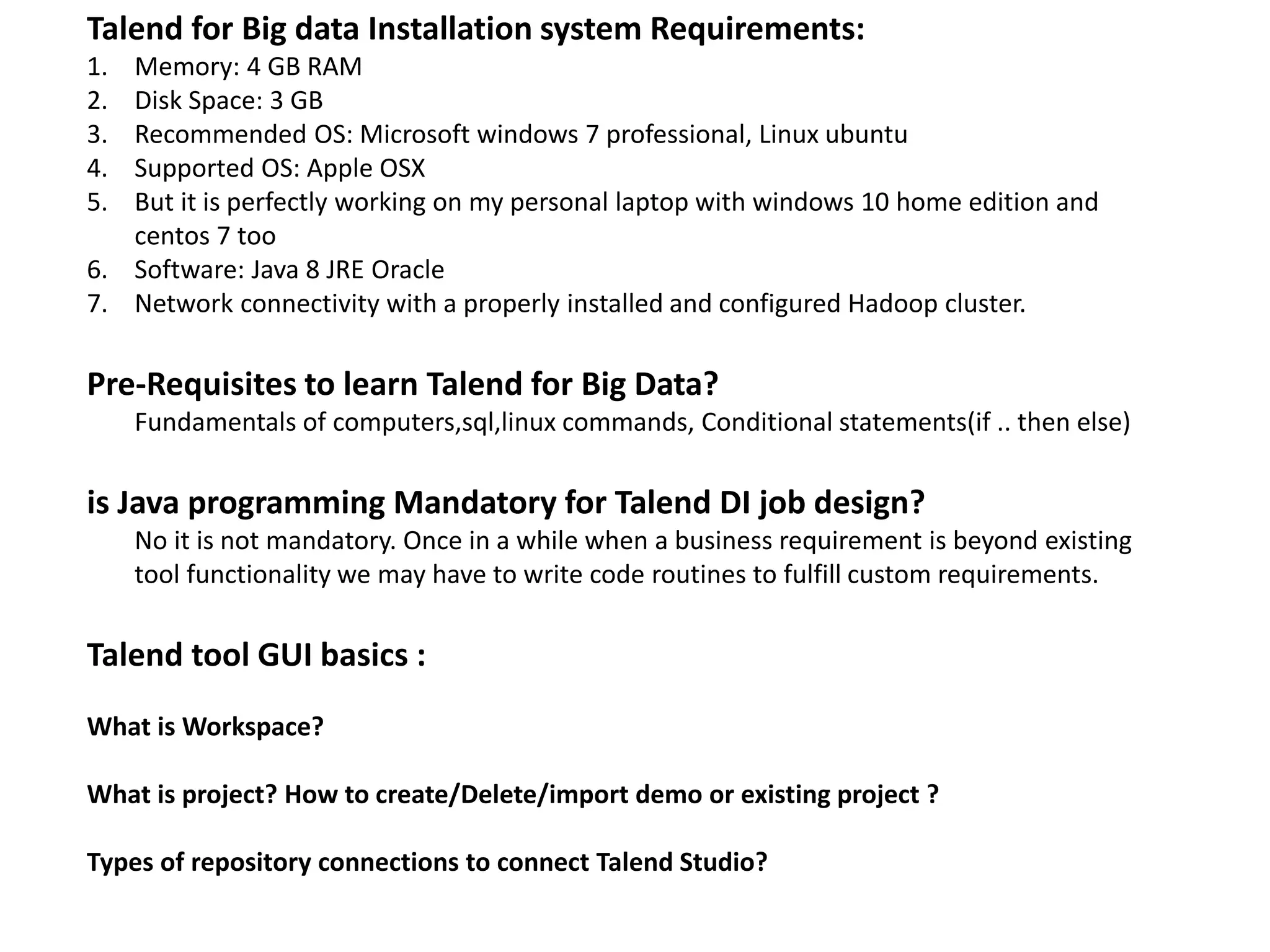 Talend for big_data_intorduction | PPT